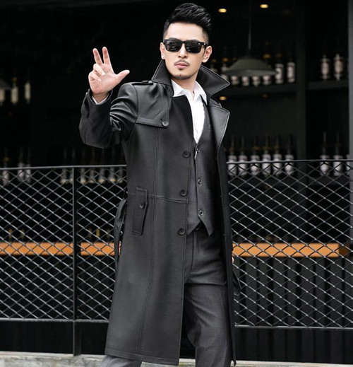 Măng Tô Da Thật Chất Lượng Cao Cấp Nhập Khẩu Nguyên Chiếc